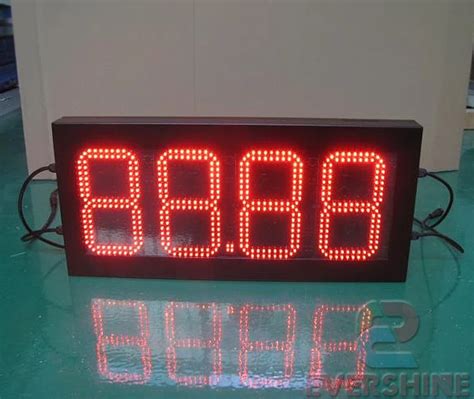 Four Digit Led Seven Segment Display Led Large Red Digital Inch