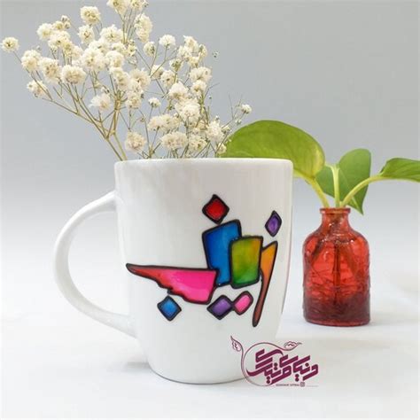 خرید و قیمت ماگ ویترای طرح اسم، ماگ ویترای نقش برجسته، لیوان اسم از غرفه دنیای ویترای
