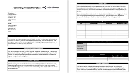 Consulting Proposal Template For Word Free Download