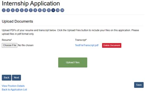 Fdot Online Internship Application