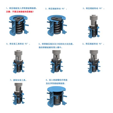 浮筑楼板减震器