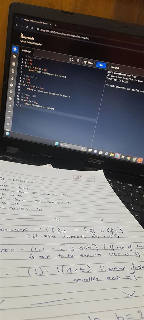 Ruchika Shewale On Linkedin Java Operators Logical