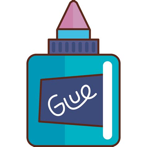 Glue Bottle School Supply 24091748 Png