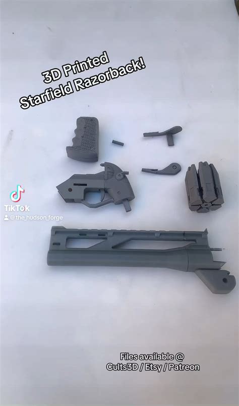 3d Printed Razorback R Starfield
