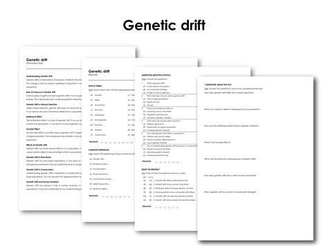 Genetic Drift Made By Teachers