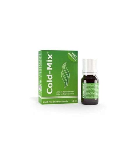 Cold Mix İnhaler Damla 10 Ml Bitkisel Ürünler Ena Farma