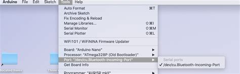 Using Imac Problem With Port Selection When Trying To Uploading Sketch