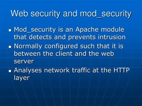 Ppt Secure Web Gateway With Mod Security And Mod Proxy Powerpoint Presentation Id 6211779