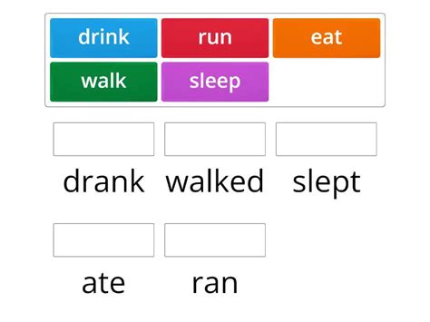 Past Tense Of Verb Une Las Parejas