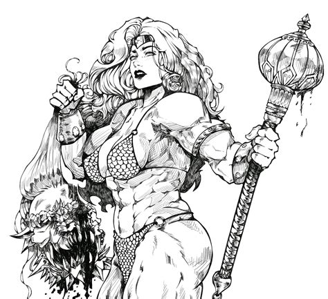 Angelxholika Doomsday Dc Red Sonja Wonder Woman Dc Comics Red Sonja Comics Wonder