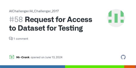 Request For Access To Dataset For Testing Issue 58 AIChallenger AI
