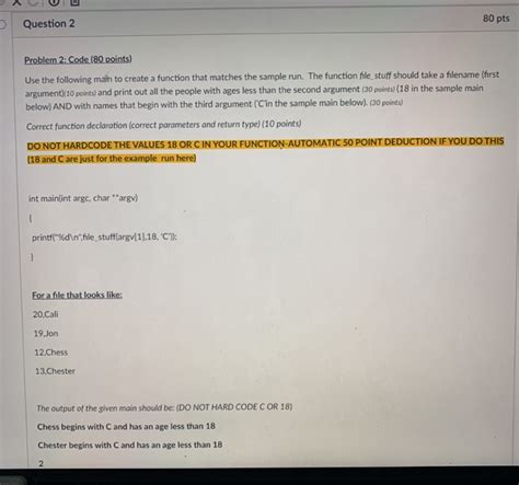 Solved Please Read The Instructions In C Language Coding