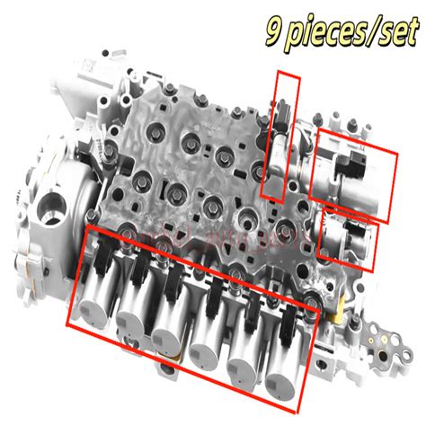 9x New 8l90 8l45 8l50 Valve Body Solenoid Kit Includes All 9