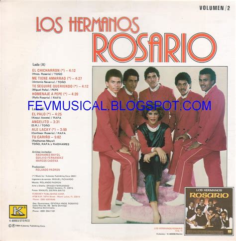 Fev Musical 1984 Los Hermanos Rosario Volumen 2 Kubaney