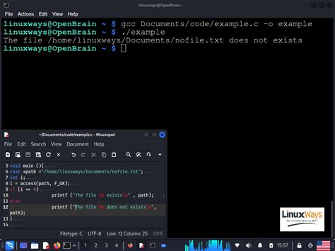 Check If File Exists In C Language LinuxWays