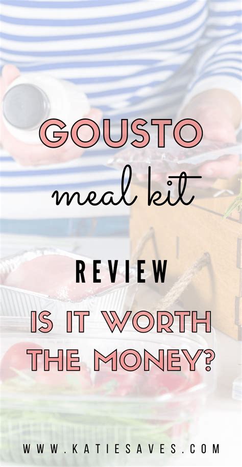 Gousto Review Is It Worth The Money Katie Saves