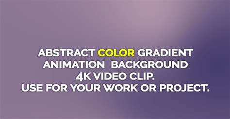 Beautiful Color Gradient Animation Video Footage