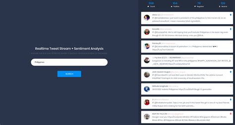 GitHub Jhondelbaguio Realtime Twitter Sentiment Analysis Realtime Twitter Stream With