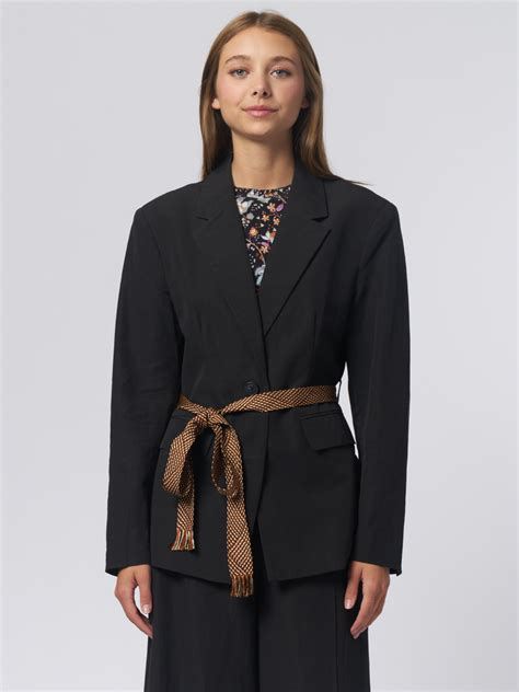 Ellery Jacket Noir Alhambra Womens Clothing Boutique Seattle