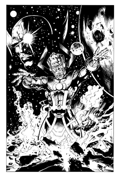 Galactus In Mc Wymans Mc Wyman Commissions Comic Art Gallery Room