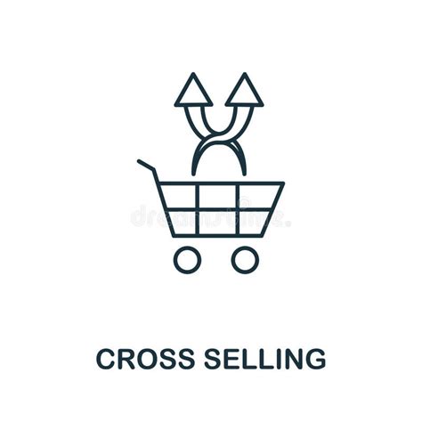 Cross Selling Icon Line Style Element From Loyalty Program Collection