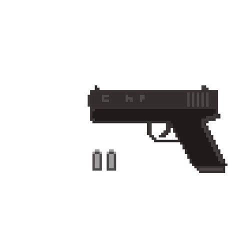Pixilart Pixelated Glock By Scp055
