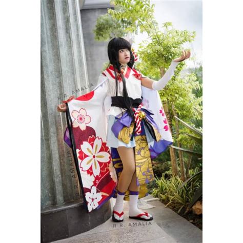 Jual Kostum Cosplay Yuki Onna Onmyouji Shopee Indonesia