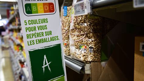 La consommation daliments moins bien classés par Nutri Score est
