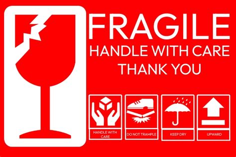 Fragile Sign Board Template Postermywall