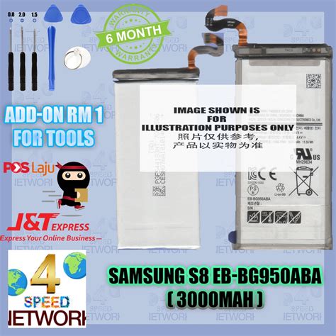 Samsung S8 Galaxy S8 G950 3000mah Bg950abe Battery 3000 Mah Bateri
