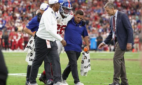 Giants Saquon Barkley Could Miss Three Weeks With