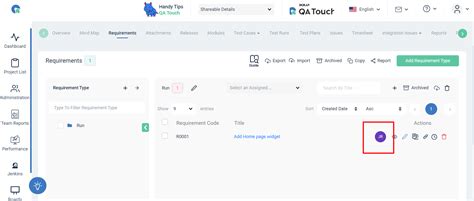 How To Assign A User To A Requirement Qatouch