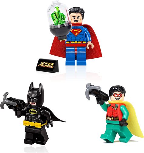 Superman Batman Robin Minifigures Lego Compatible Dc Super Villains Sets