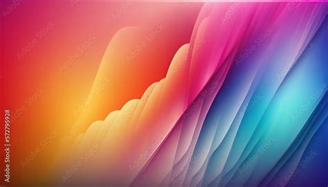 Gradient Backgraund Banner Mockup Ui Ux Web Design Stock Illustration