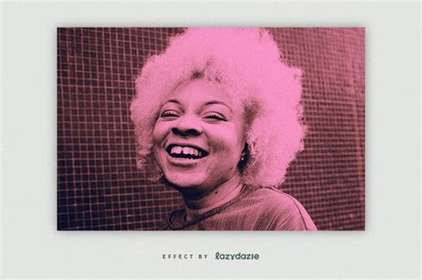 Halftone Print Texture Psd Photo Effect Layer Styles Including Image
