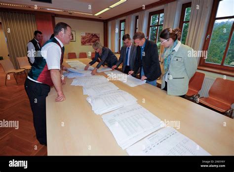 The Counting Of Paper Ballot Votes In A Democratic Election Counting Of