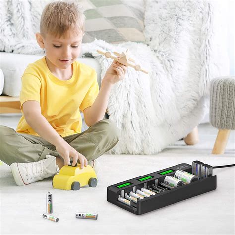 Incarcator Inteligent Universal Pentru Acumulatori Aa Aaa C D V Ni Mh Ni Cd Ebl Emag Ro