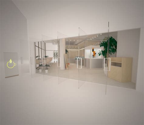 내츄럴한 화이트 카페인테리어 시안작업