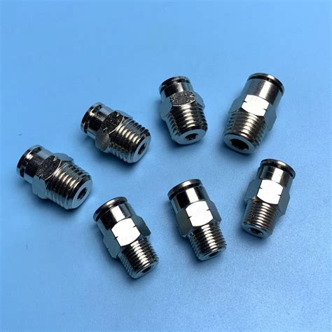 Bpc Brass Male Connector Vetley Pneumatics