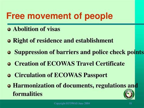 Ppt Ecowas Programmes And Activities On Migrations Issues Powerpoint