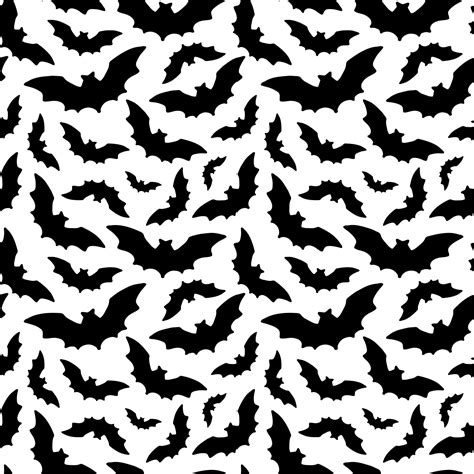 Halloween Bat Seamless Pattern Digital PNG Paper On Behance