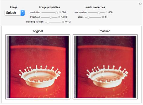 Photographic Contrast Masks Using Cellular Automata Wolfram Demonstrations Project