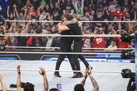 Kevin Owens And Sami Zayn Finally Hug It Out The Ringer