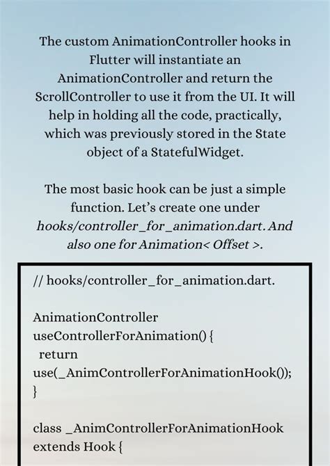 Flutter Hooks Tutorial Part 1 Flutter Animation Using Hooks Use Effect And