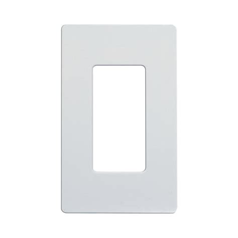 Satco 96 123 Wallplate For Dimmers And Sensors 1 Gang Almond Finish Lu