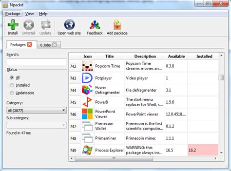 github npackd npackd cpp package manager for microsoft windows gui