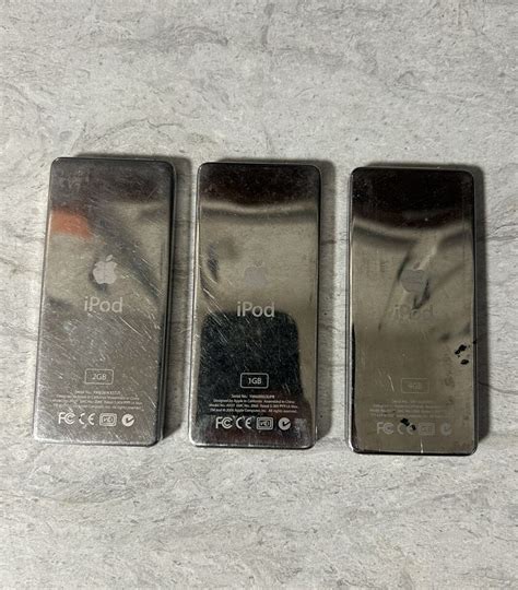 Lot Of 3 Apple Ipod Model A1137 For Parts Or Repair Ebay
