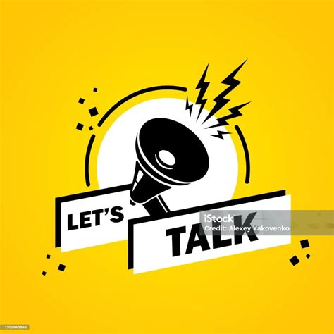 말 연설 거품 배너와 메가 폰입니다 스피커 비즈니스 마케팅 및 광고를 위한 라벨 격리된 배경의 벡터입니다 Eps 10 연결에