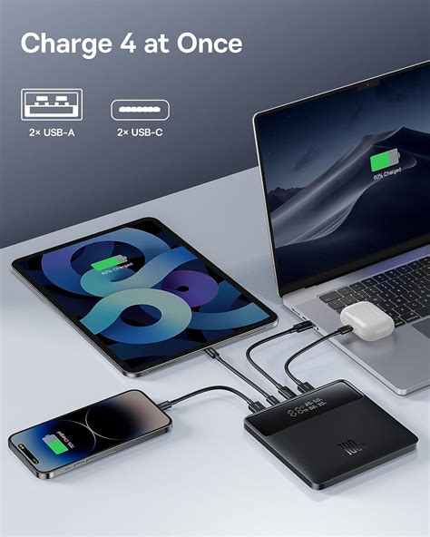 Baseus Banco de energía para laptop cargador portátil de carga rápida