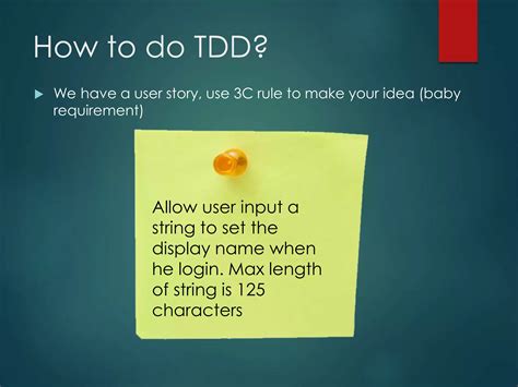 Tdd Test Driven Development Pptx